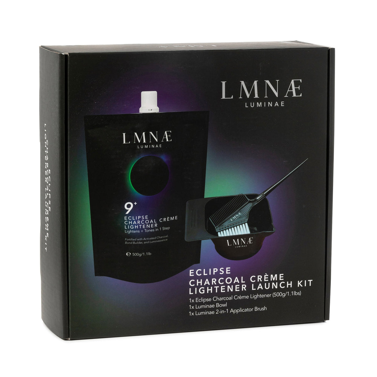 Eclipse 9+ Levels of Lift Charcoal Creme Lightener Kit – luminaehaircare